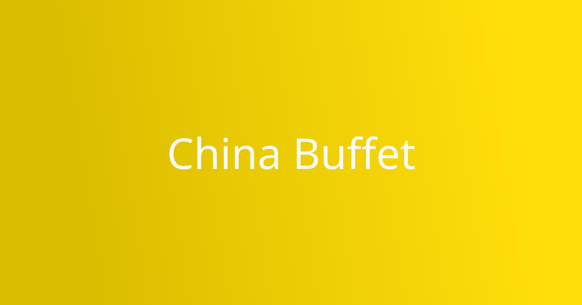 Best Chinese in La Crosse, WI | China Buffet | Order Online